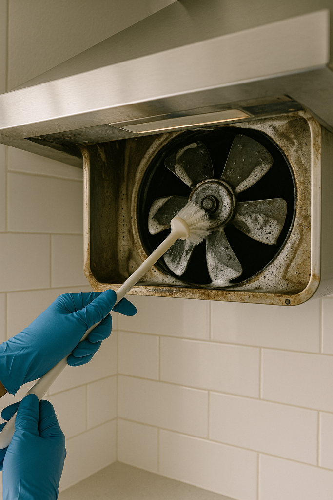 How to Clean a Greasy Rangehood for End of Lease Inspection